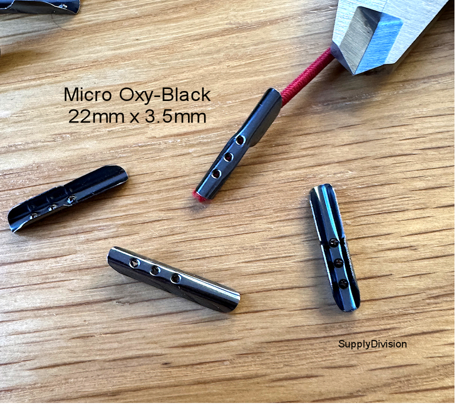 Wholesale trade suppliers CH22P 3mm (TNG) 22mm Steel clip Oxy-Black 100